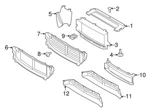 Volvo OEM Air Guide Part# 31353798 | OEM Vehicle Parts