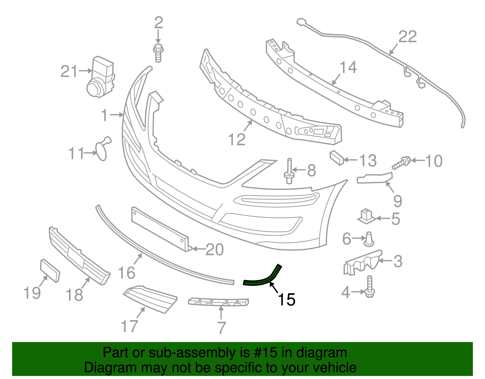 2011-2016 Hyundai Equus Chrome Strip 86552-3N000 | Hyundai Wholesale Direct