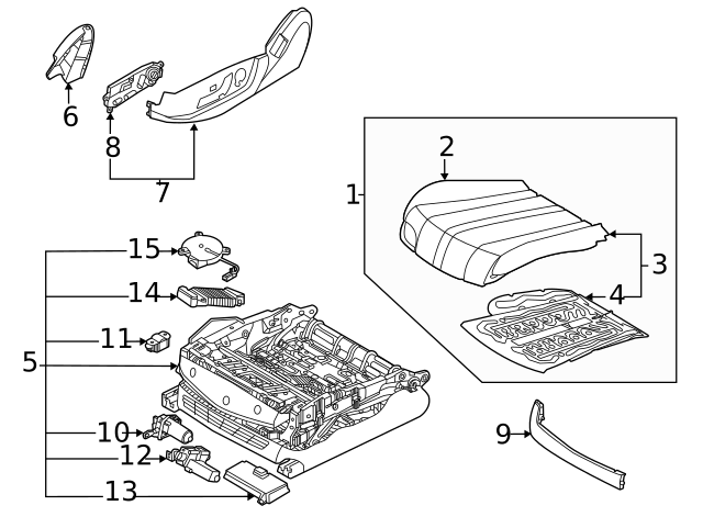 88500-T6130-NNB - Track Assembly Left-hand 2021-2024 Genesis GV80 ...