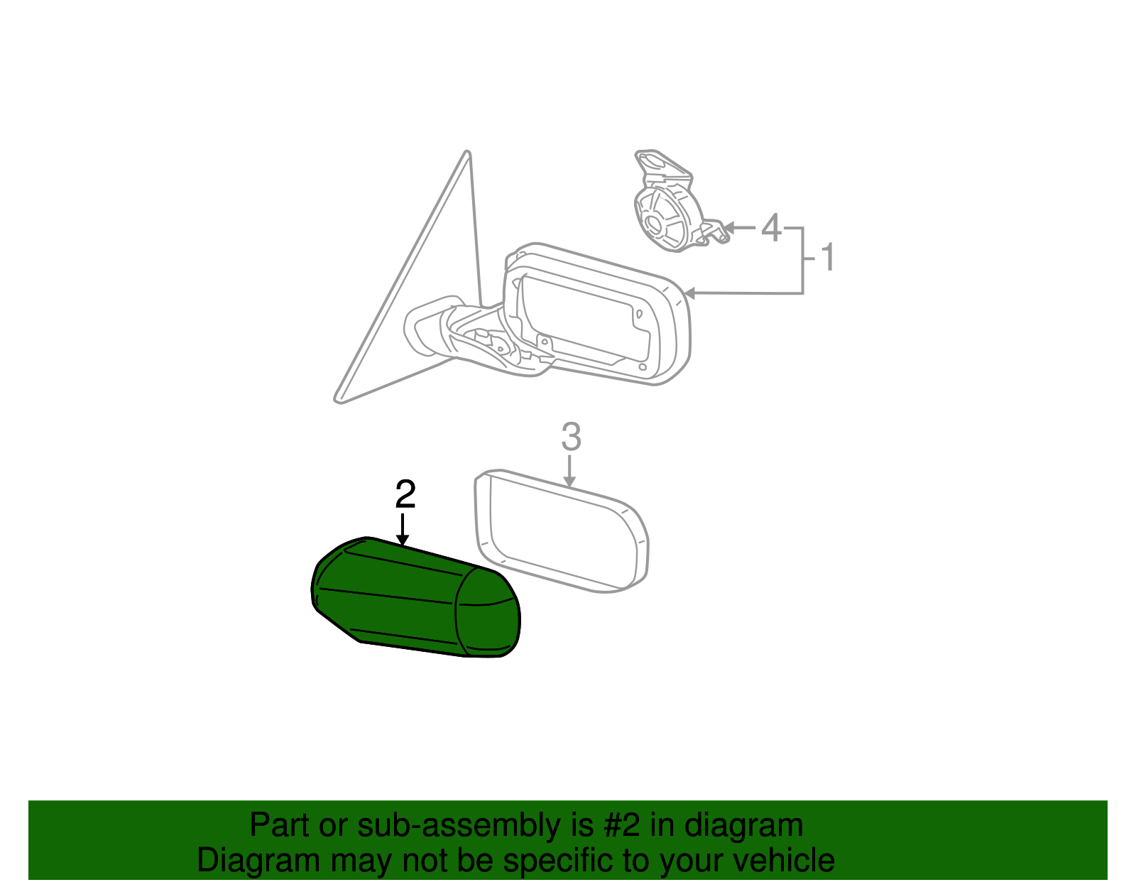 51168238375 - 1998-2005 BMW Mirror Cover (51-16-8-238-375) | BMW of ...