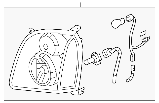 20969896 Headlamp - New OEM Part From GM Parts Direct | GM Parts Store