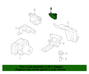 37146781405 - 1995-2010 BMW Yaw Rate Sensor (37-14-6-781-405) | BMW of ...