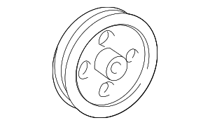 2001-2007 Toyota Power Steering Pulley 44311-28110 | OEM Parts Online