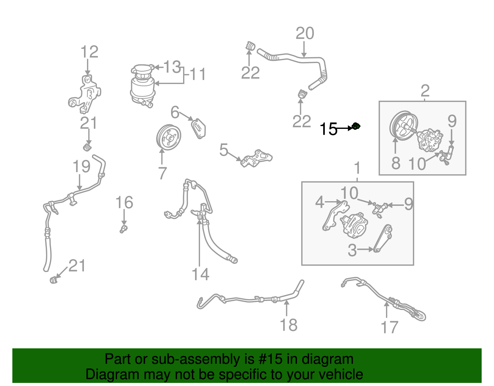 1994-2010 Toyota Pressure Hose Gasket 44327-30030 | OEM Parts Online