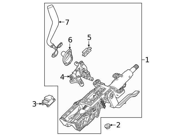 2023-2024 GM Column Assembly 85565575 GM | GMPartsDirect.com