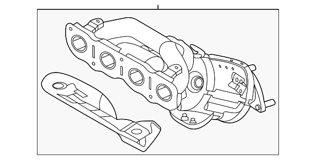 2020-2022 Hyundai Venue Catalytic Converter With Integrated Exhaust ...