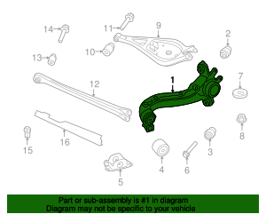 Genuine BMW 33-32-6-783-106 | Trailing Arm | FREE Shipping on Most ...