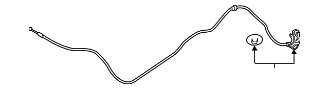 CV6Z-16916-A - Release Cable 2012-2018 Ford | Ford OEM Parts Direct