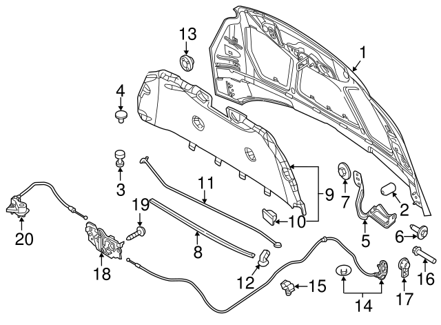 2012-2018 Ford Focus Insulator BM5Z-16738-G | OEM Parts Online