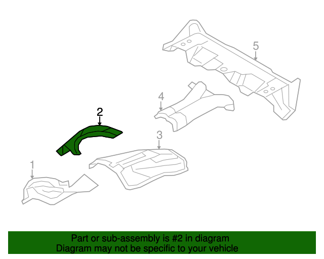 51487328442 - 2016-2018 BMW X5 Heat Shield (51-48-7-328-442) | BMW of ...