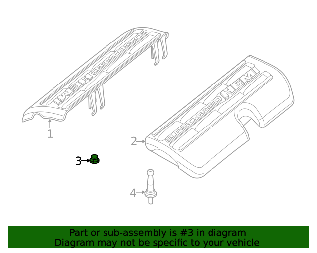 2017-2023 Mopar Air Inlet Grommet 68200211aa | TascaParts.com