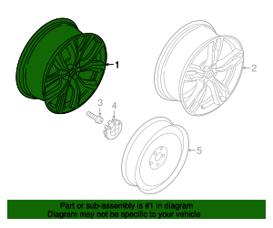Genuine BMW 36-11-6-851-785 | Wheel, Alloy | FREE Shipping on Most ...