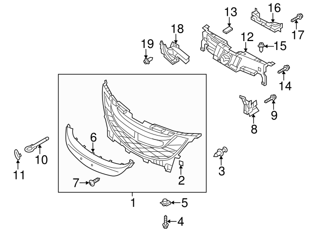 2012-2015 Mazda 5 Mount Plate C513-50-1V1 | OEM Parts Online