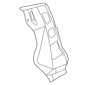 2016-2023 Nissan Maxima Pillar Reinforced - Driver's Side (LH) G6639 ...