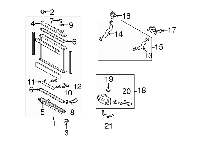 16495-76062 - Trans Cooler Nut - 2007-2014 Lexus LS460 | DiscMonster