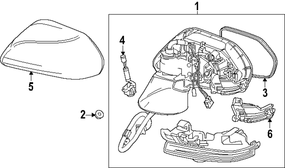 2025 Toyota Camry Mirror Cover 87915-06130-B3 | American Toyota Parts