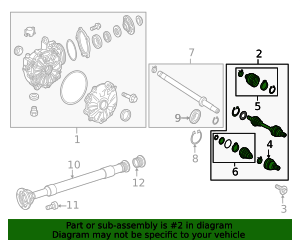 217-330-48-00 - Axle Assembly 2015-2021 Mercedes-Benz S 63 AMG ...