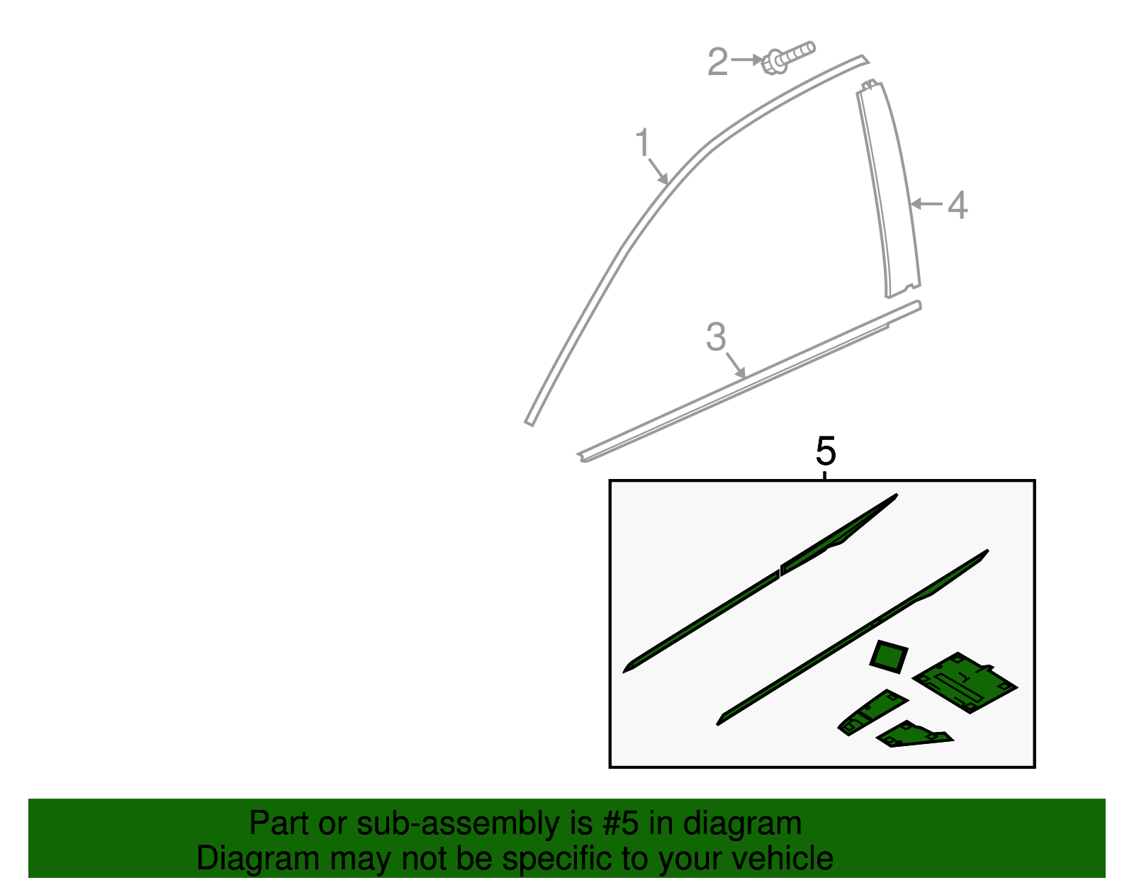 08P05-TVA-171 - Body Side Moldings - Radiant Red Metallic 2018-2022 ...