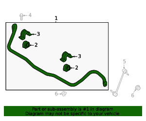54810-AR100 - Stabilizer Bar 2022-2024 Genesis GV70 | AutoNation Parts
