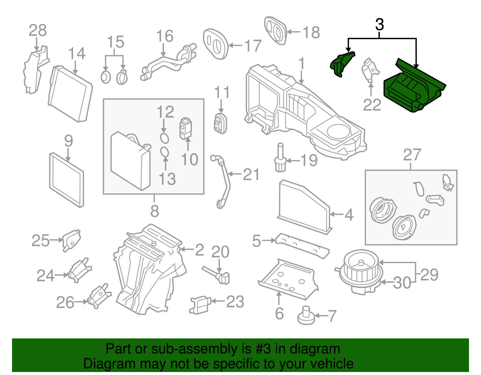 2007-2018 Volkswagen Intake Duct 3C0-898-304-D | VW Direct Auto Parts