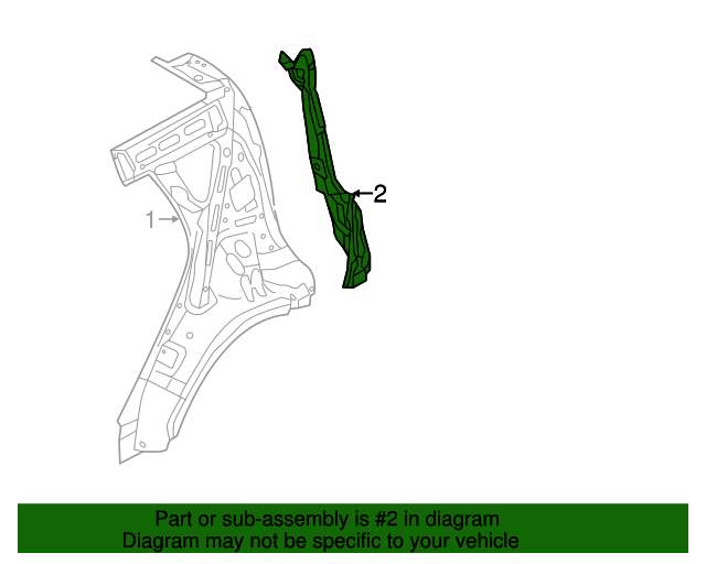 2017-2019 Kia Tail Lamp Pocket - Driver's Side (LH) 71550-B2050 ...