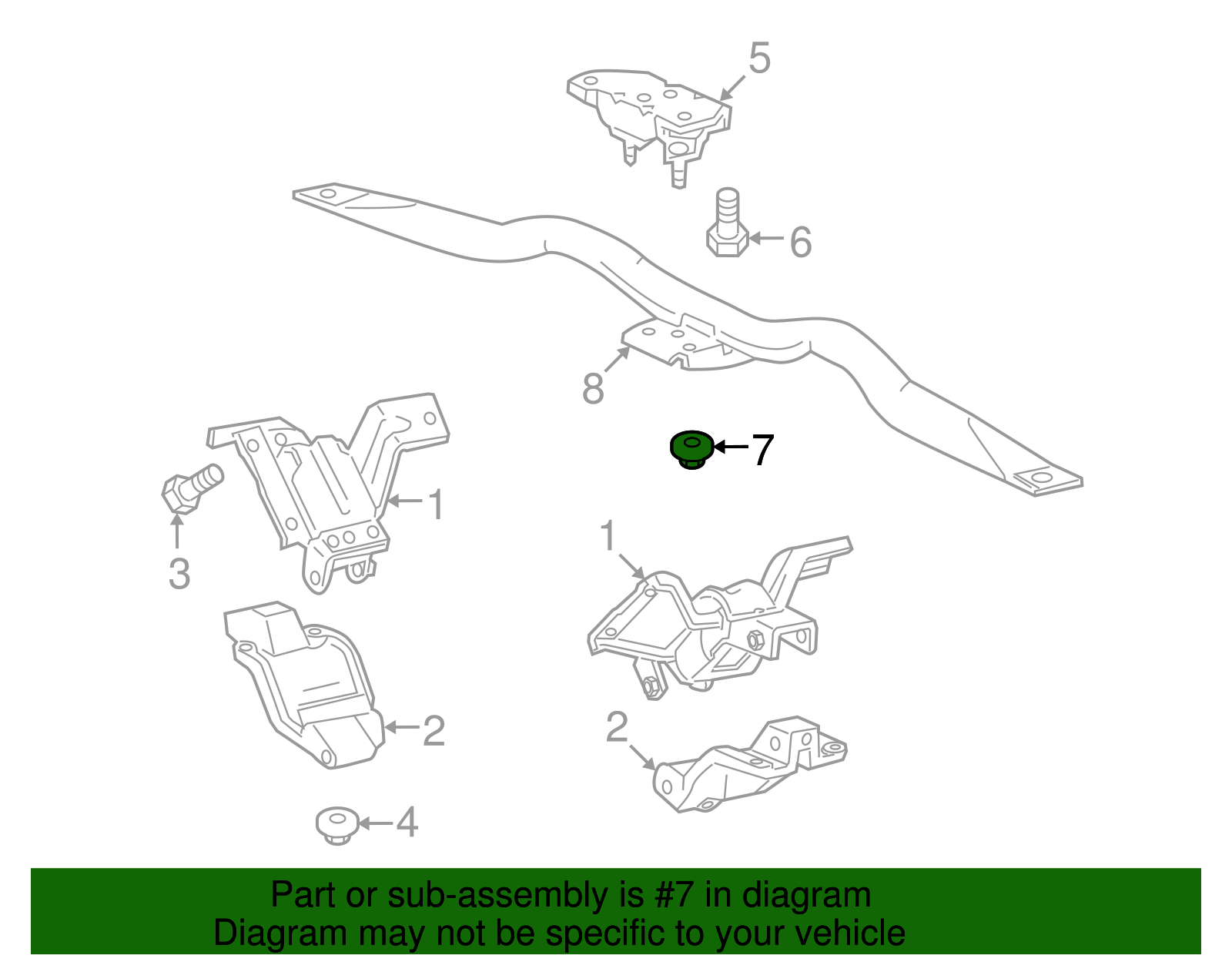 W520514-S440 - Catalytic Converter Nut 2003-2025 Ford | Ford Parts Direct