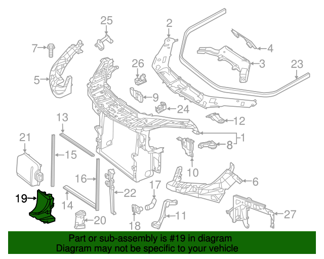 166-505-03-30 - Air Duct 2012-2016 Mercedes-Benz | Mercedes-Benz USA Parts