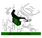 166-620-59-01 - Radiator Support 2013-2019 Mercedes-Benz | Mercedes ...