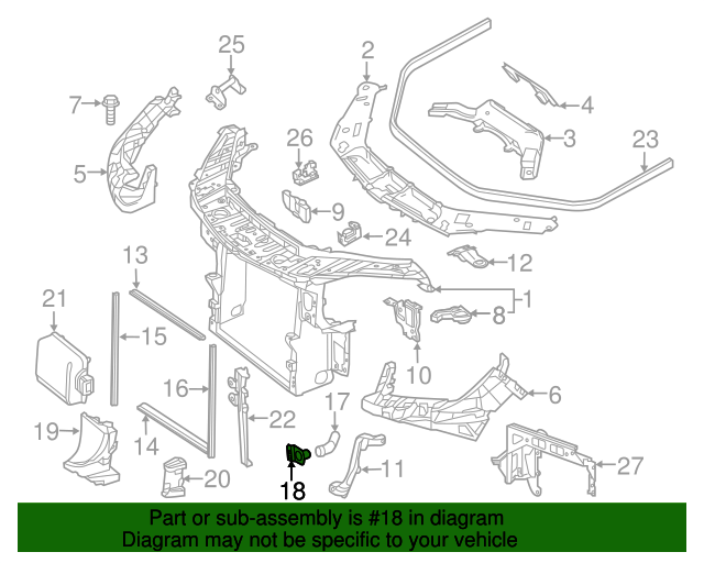 2012-2016 Mercedes-Benz Air Duct 166-505-05-30 | MB Online Parts