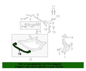 2007-2012 Ford Cross-Member 9T4Z-5019-A | OEM Parts Online