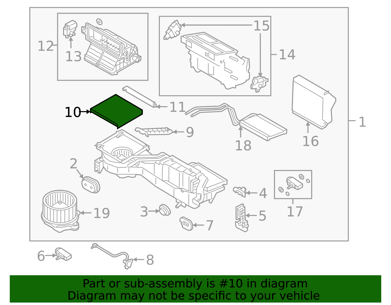 Genuine OEM Ford Part - Air Filter KB3Z-19N619-A | Genuine OEM Ford ...