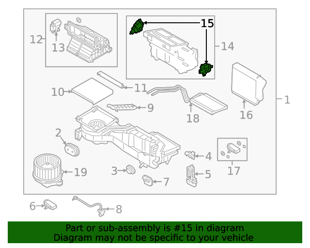 AB3Z-19E616-B - Actuator 2019-2023 Ford Ranger | Online Ford Parts Catalog