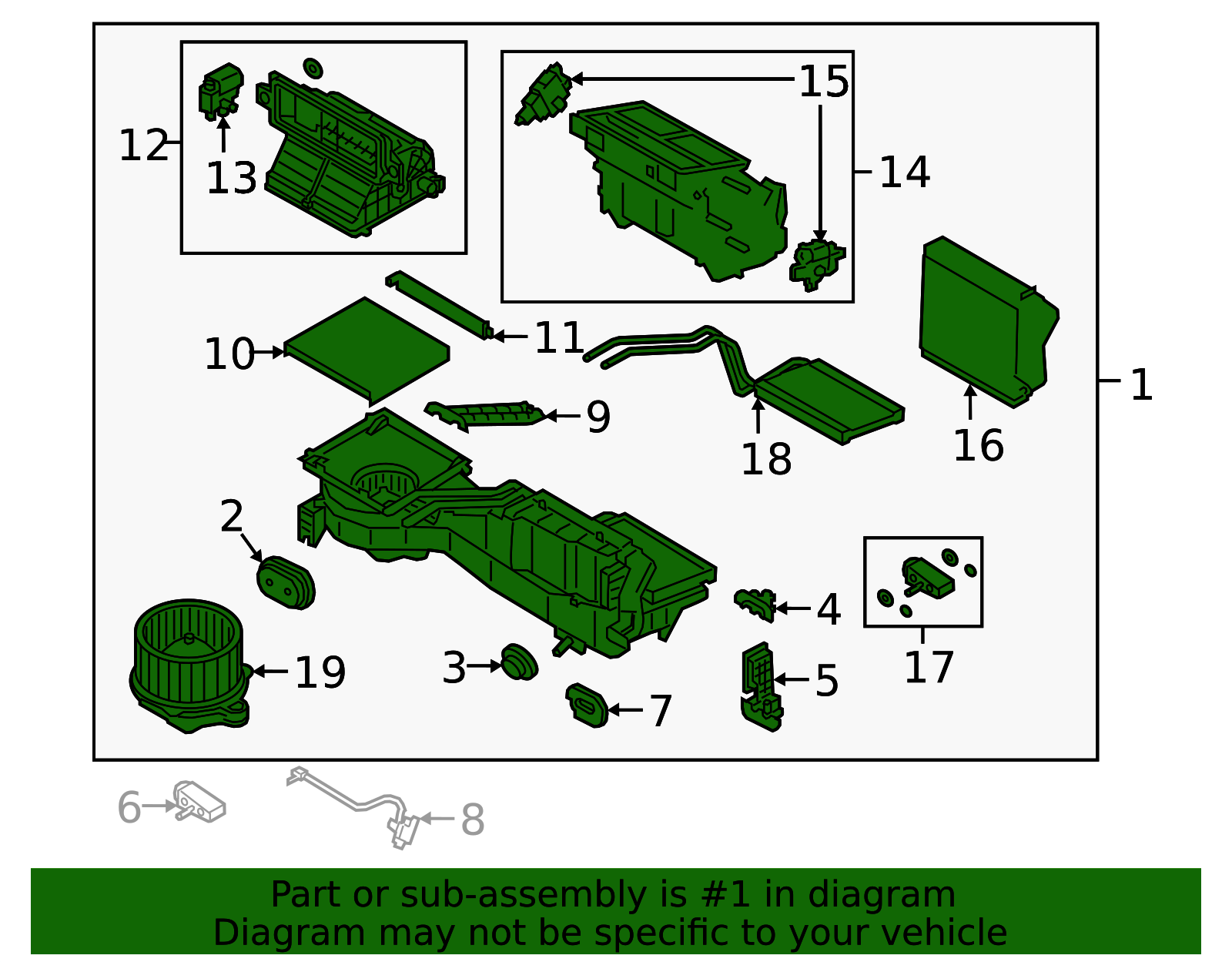 2019-2023 Ford Ranger AC & Heater Assembly KB3Z-19B555-H | OEM Parts Online