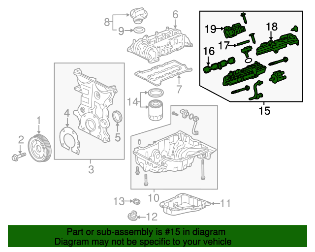 2016-2017 GM Intake Manifold 12690467 GM | GMPartsDirect.com