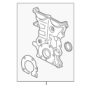 2017-2022 GM Engine Front Cover 25203953 GM | GMPartsDirect.com