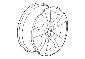 2014-2016 Chevrolet 16x6.5-Inch Wheel 94560511 | AutoNationParts.com