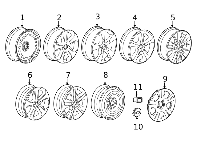 2017-2022 Chevrolet 18x7.5 Aluminum Wheel 42693409 | OEM Parts Online