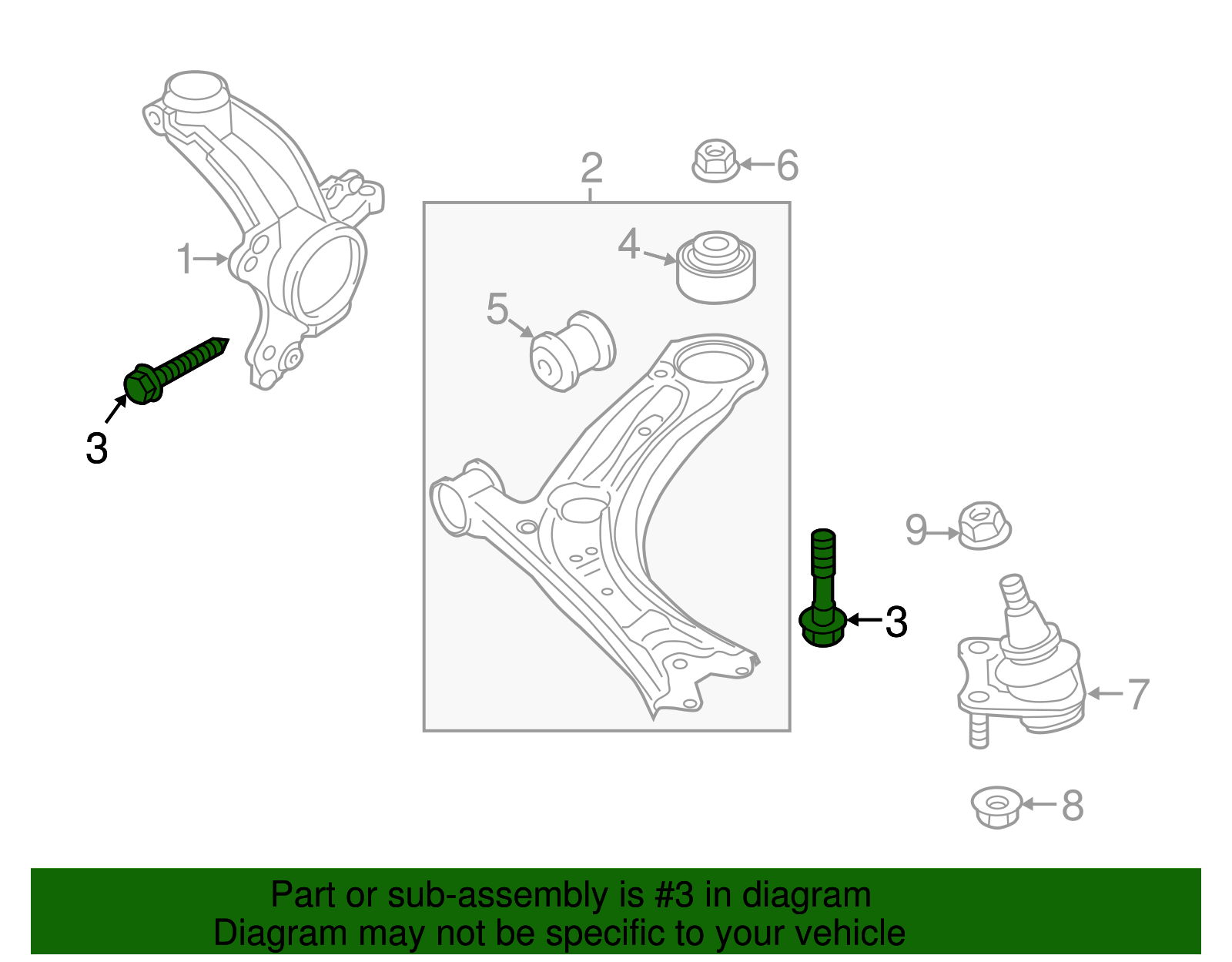 2012-2024 Volkswagen Lower Control Arm Mount Bolt N-912-177-01 | OEM VW ...