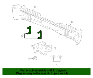 2006-2009 Mitsubishi Raider Bumper Assembly Retainer 06506830AA | Auto ...