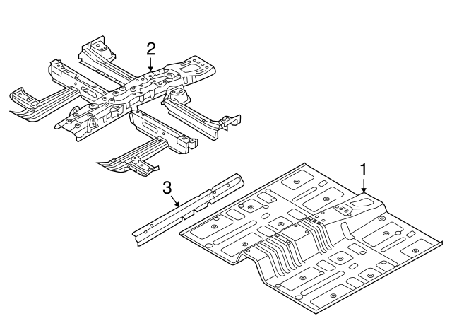 2015-2019 Hyundai Sonata Center Reinforced 65130-C1000 | QuirkParts