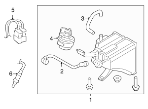 2008-2010 Porsche Cayenne Breather Tube 955-201-255-12 | Porsche Marin