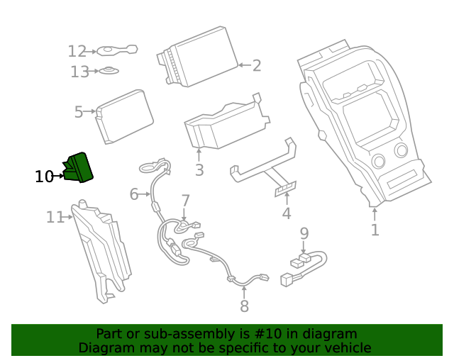 Ford HA1Z-19A387-AC - Module Interface - 2019-2021 Lincoln Nautilus ...
