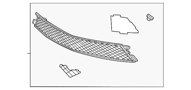 84613175 GM Front Lower Grille | GM Parts Store