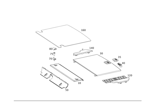 Load Compartment Floor for 2015 Mercedes-Benz GLK 350 | Mercedes-Benz ...