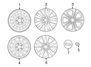 52910-B0000 - Wheel, Steel 2017-2018 Kia | Kia.Parts Store