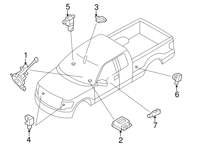 2013-2014 Ford F-150 Control Module DL3Z-14B321-A | TascaParts.com
