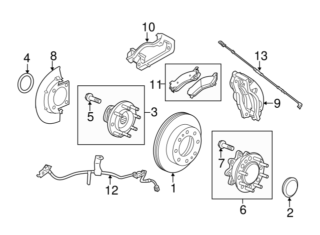 2011-2015 GM OEM NEW 2011-15 GM Chevrolet GMC Silverado Sierra Front ...