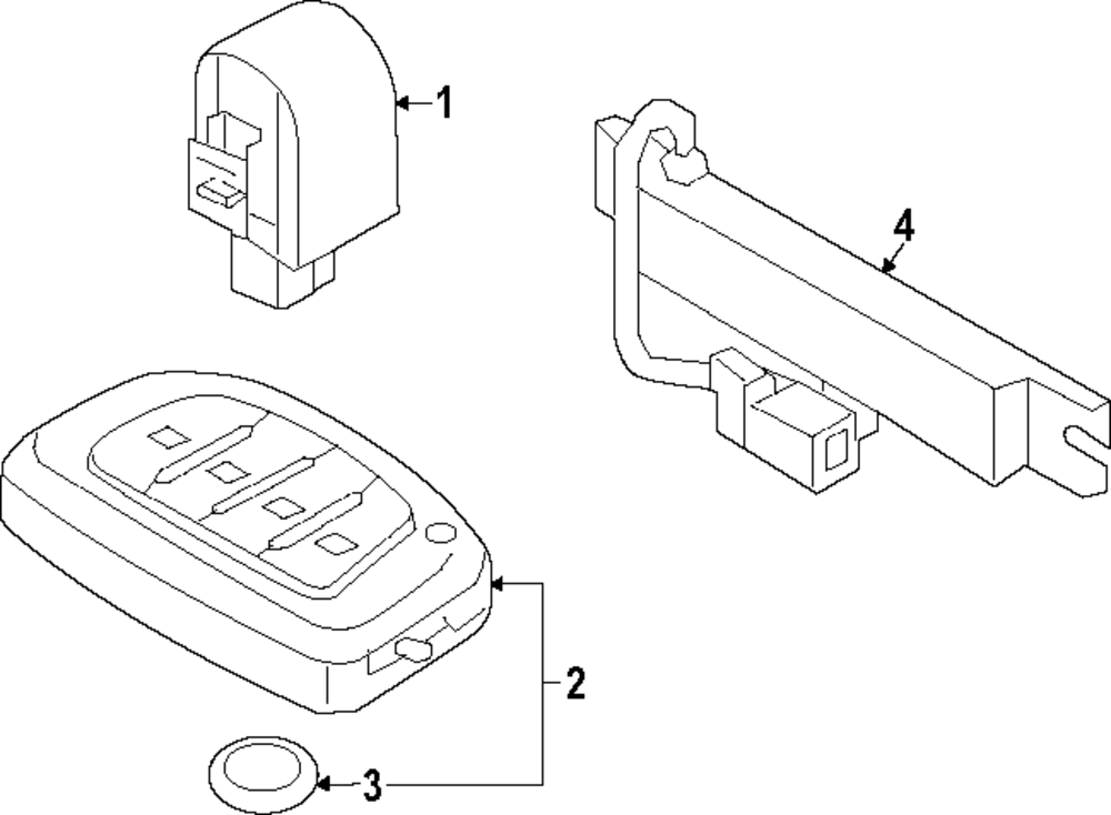 Hyundai - 95440-CU320 - Transmitter - 2023-2024 Genesis GV60 | OEM ...