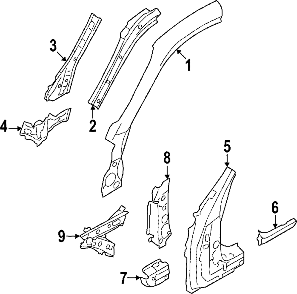 2022-2024 Toyota GR86 2022-2024 Toyota GR86 - Windshield Pillar SU003 ...