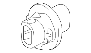 33302-S5A-A01 - 2001-2016 Honda - Socket (T20 W) | Genuine Honda Parts